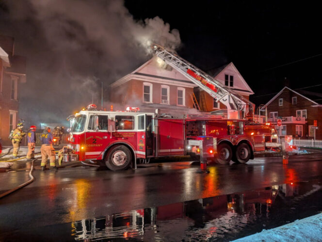 Family not injured in late night fire on West Bald Eagle Street | News ...